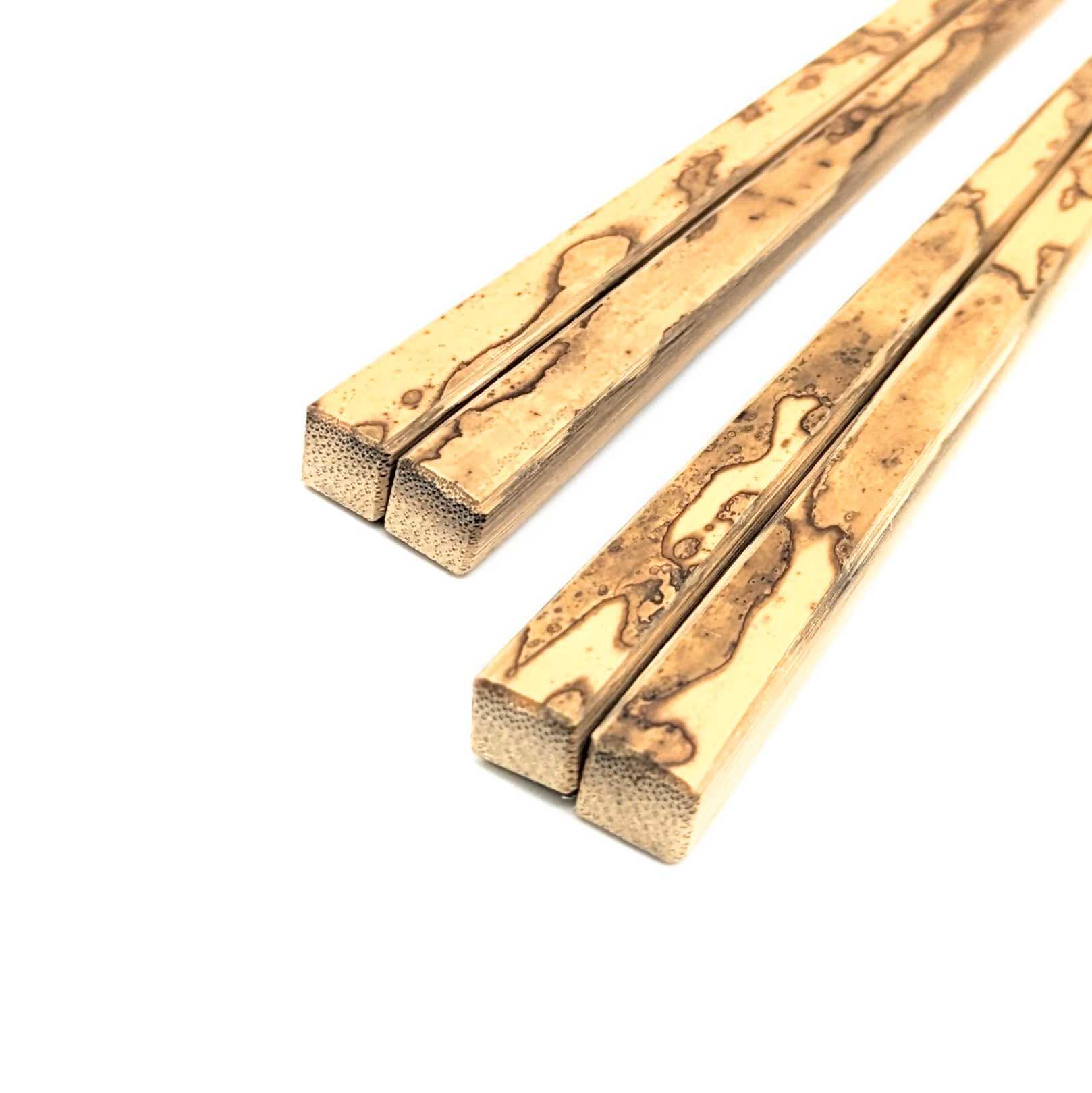 Kyoto Saga Square Pair Chopsticks Mottled Bamboo – Ginza Natsuno